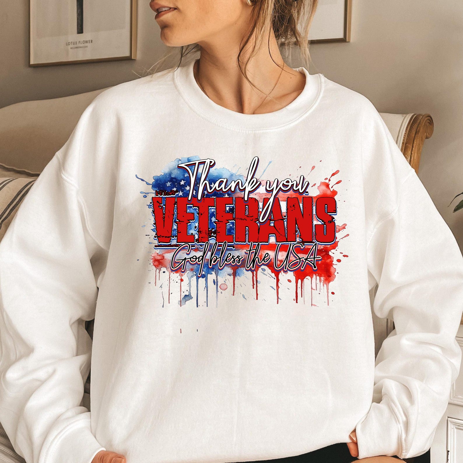Thank You Veterans PNG, God Bless the USA Clipart, Patriotic ...