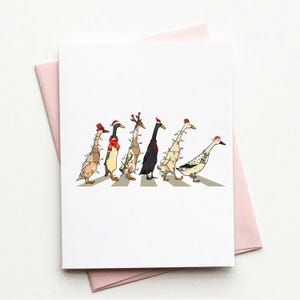Merry Christmas Duck Walk Holiday Lights Duck PNG – Festive Duck Parade ...
