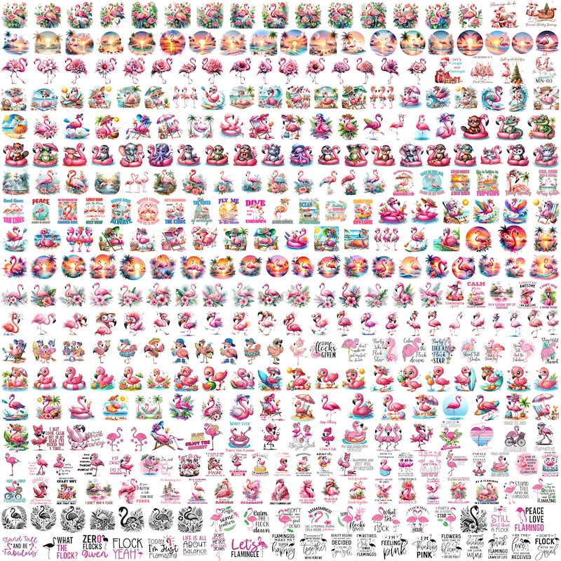 Grandma Flamingo Wall Art - Etsy