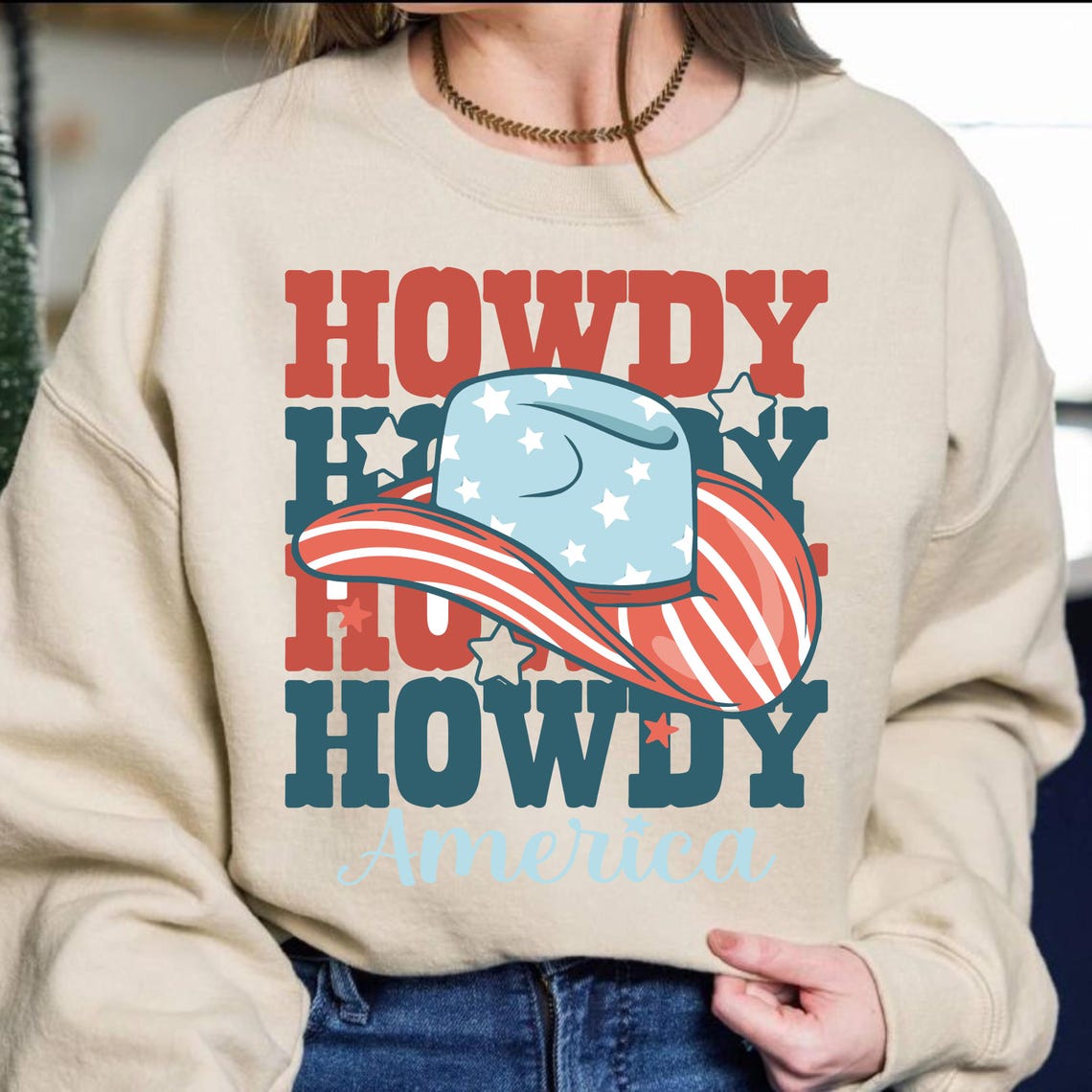 Howdy America PNG, Patriotic Cowboy Hat Clipart for Sublimation - Etsy