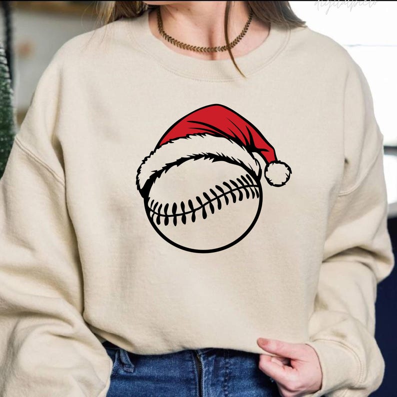 Vintage Baseball Christmas Hat PNG, Sublimation Holiday Clipart - Etsy