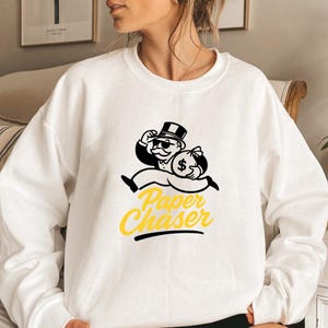 Paper Chaser PNG – Bold Hustler Typography With Dollar Stack Graphic ...