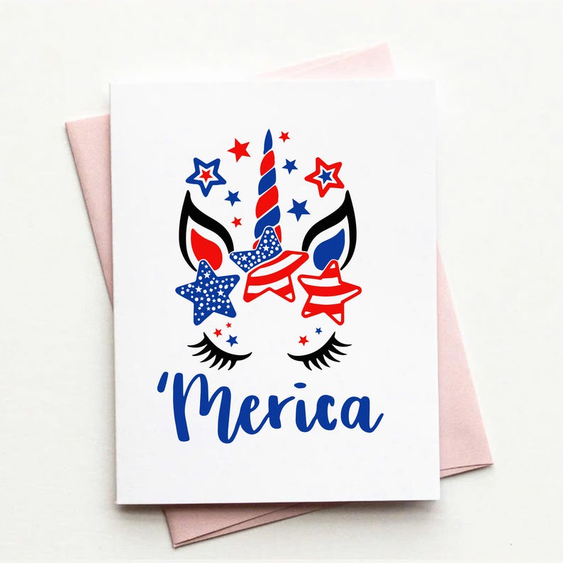 Merica Unicorn Stars PNG, Sublimation, Clipart - Etsy