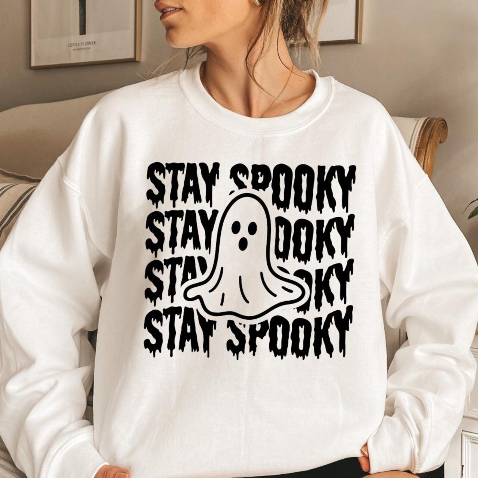 Stay Spooky PNG – Melty Ghost Halloween Sublimation Design With ...
