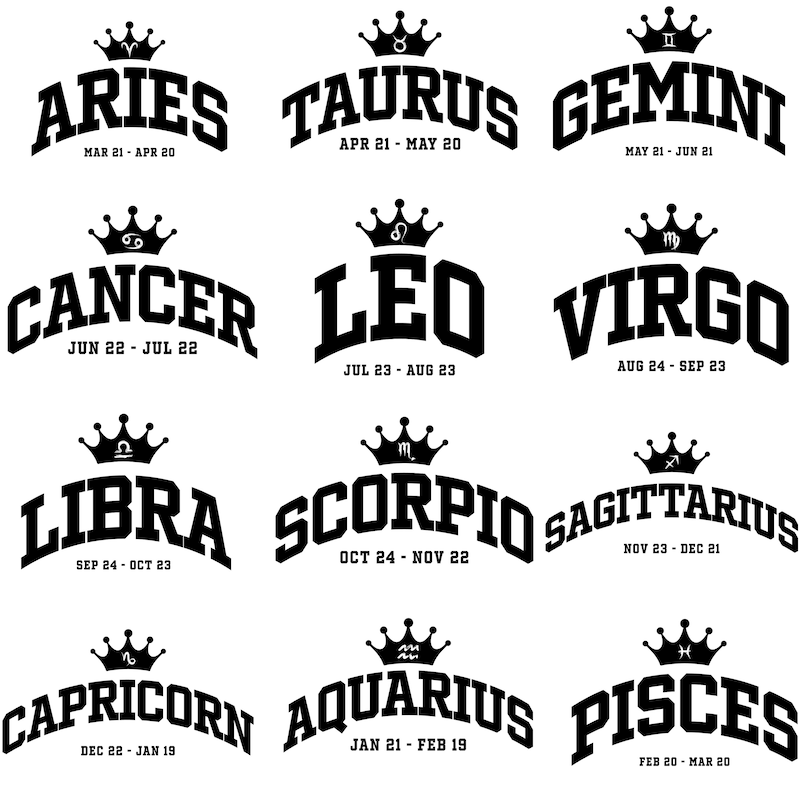 Reusable Stencil Zodiac - Etsy