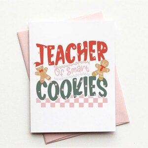 Teacher of Smart Cookies PNG, Festive Gingerbread Teacher Digital ...