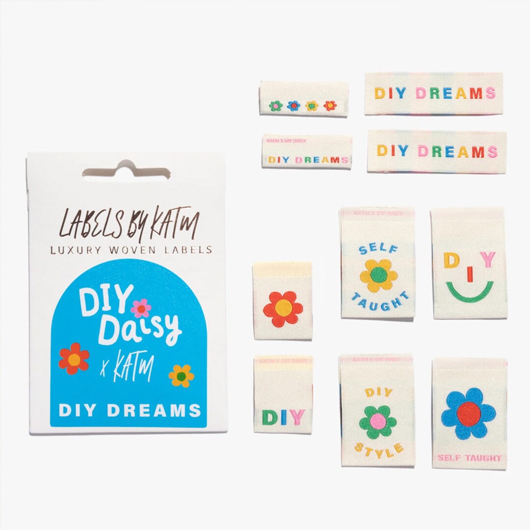DIY Dreams Woven Labels by DIY Daisy and Kylie and the Machine - Etsy