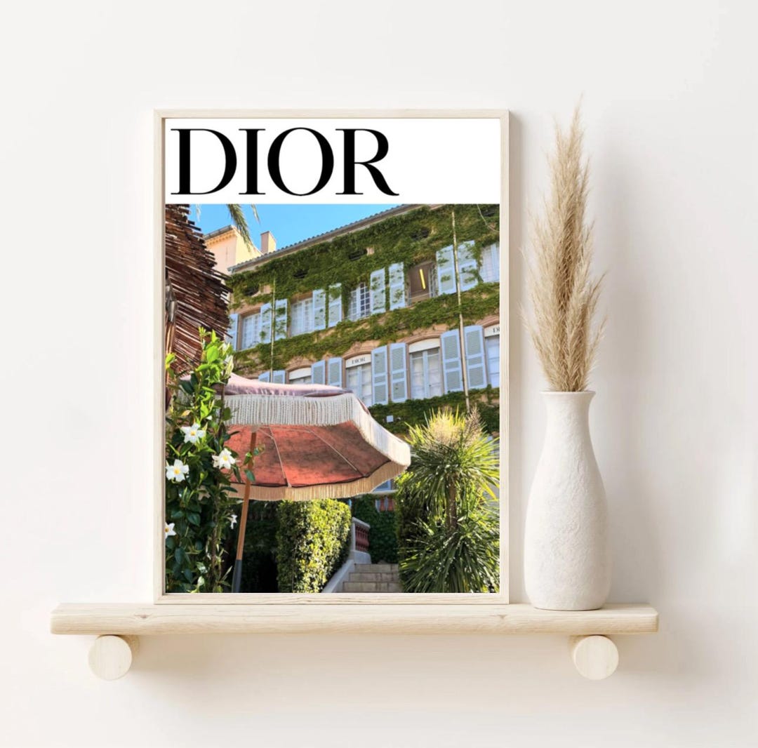 Luxury Designer Digital Art Print Dior Printable Photo Poster - Etsy