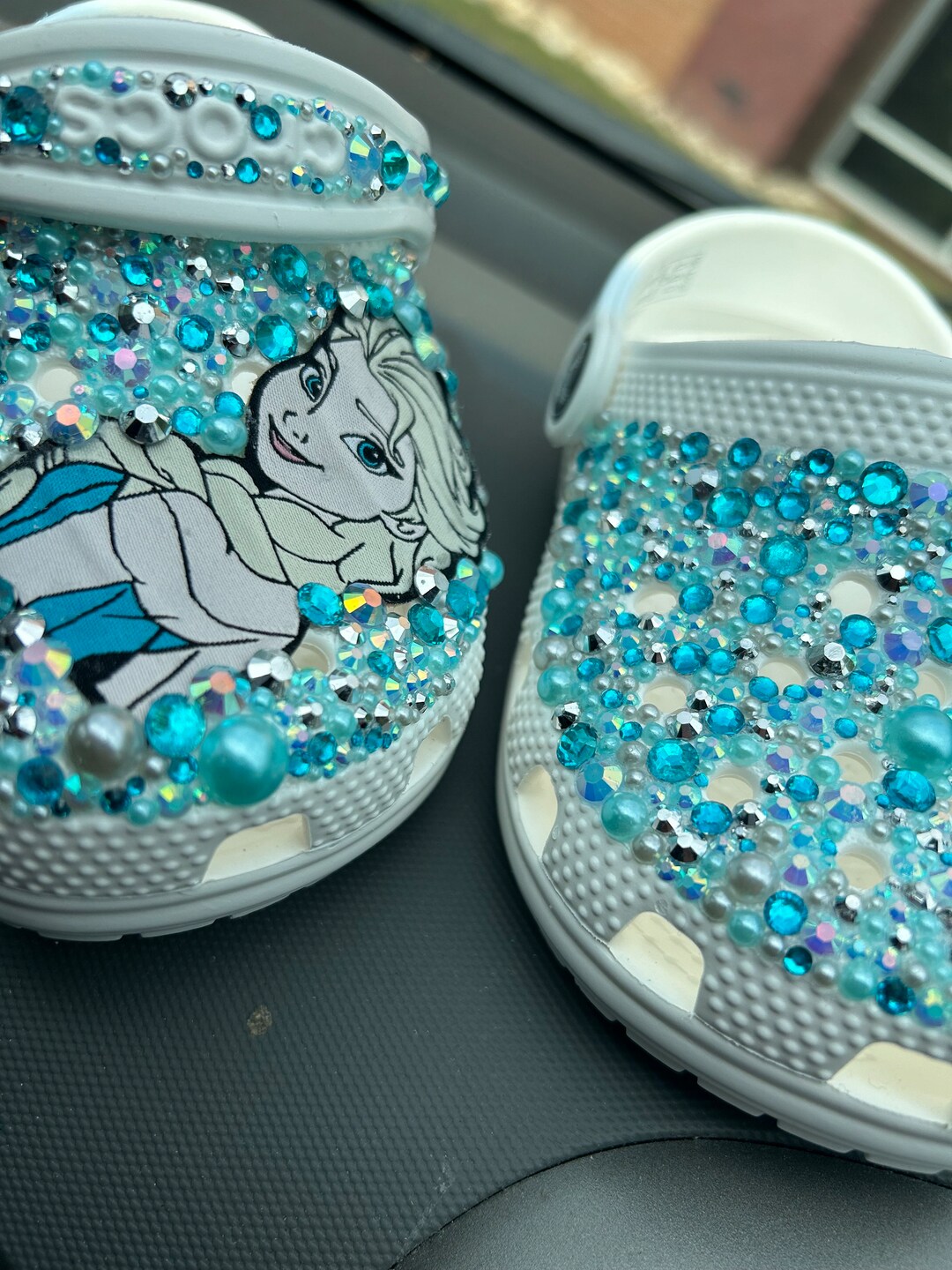 Kid's Bling Crocs - Etsy