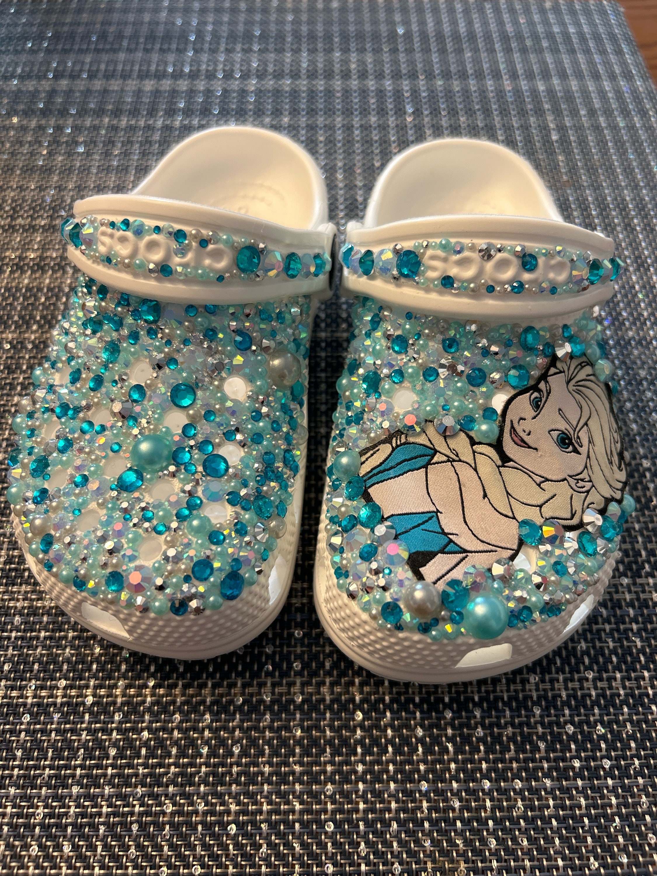 Kid's Bling Crocs - Etsy