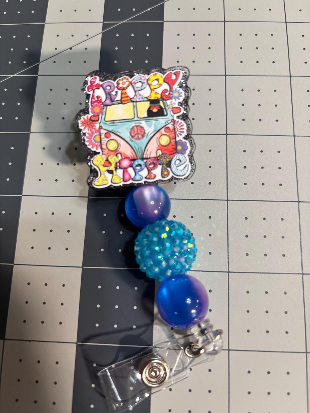 Hippie Car Badge Reel - Etsy