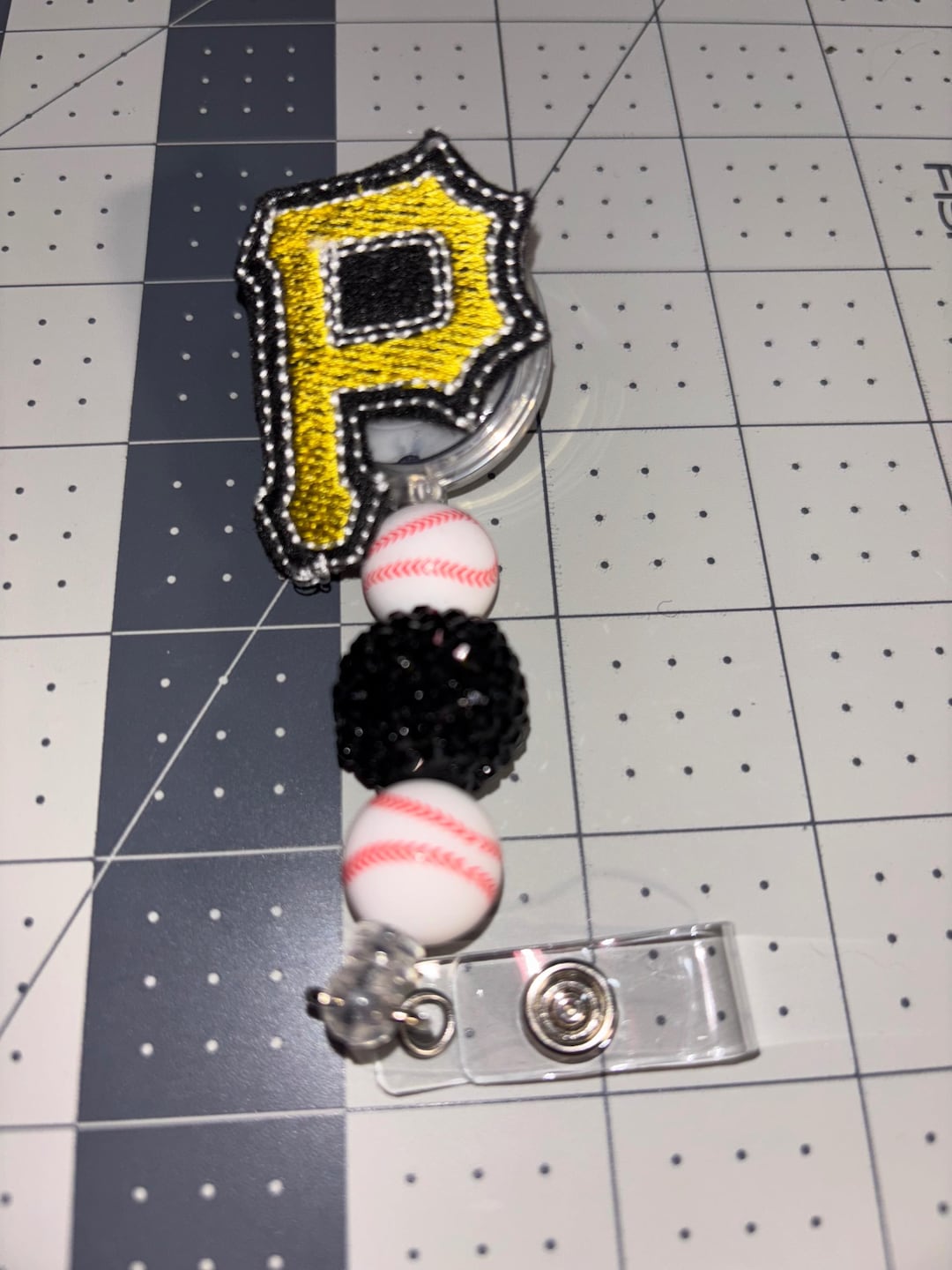 Baseball Badge Reel - Etsy