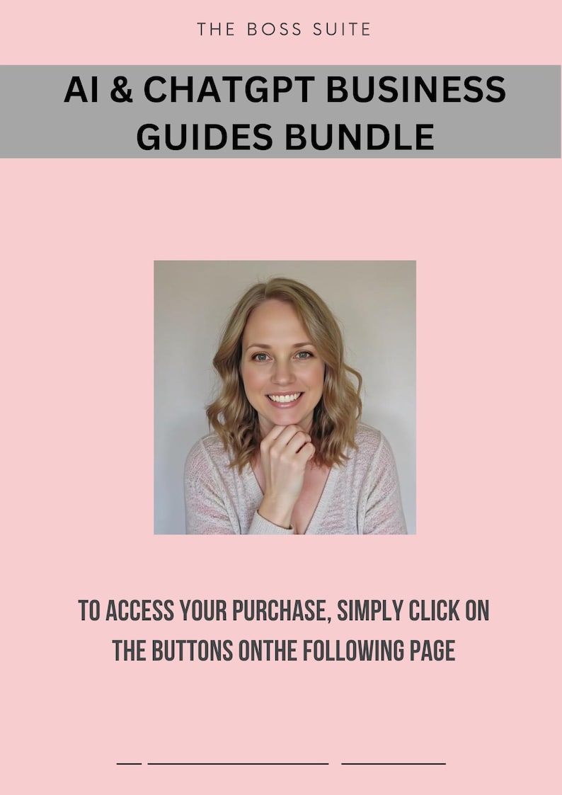 AI & Chat GPT Business Bundle - Etsy