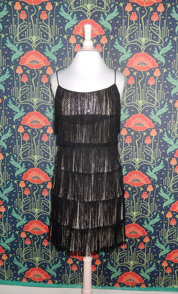Vintage 80s tiered fringe - Gem
