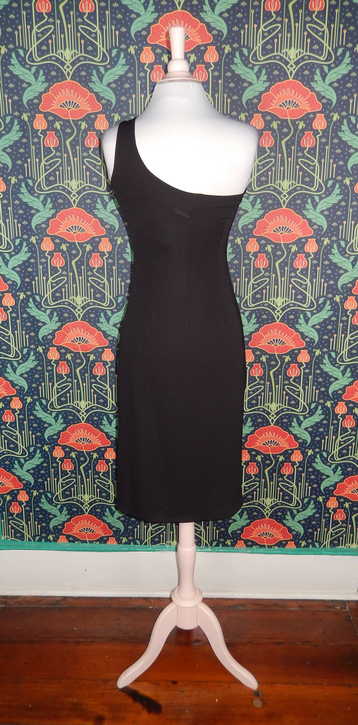 Vintage 90's Y2K Zum Zum Black One Shoulder Cut Out Clubbing Sexy SATC Dress 3 - Etsy