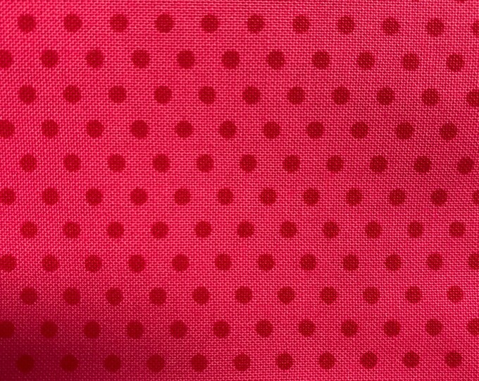 Robert Kaufman Pink on Pink Dot Fabric- 22x44” - Etsy