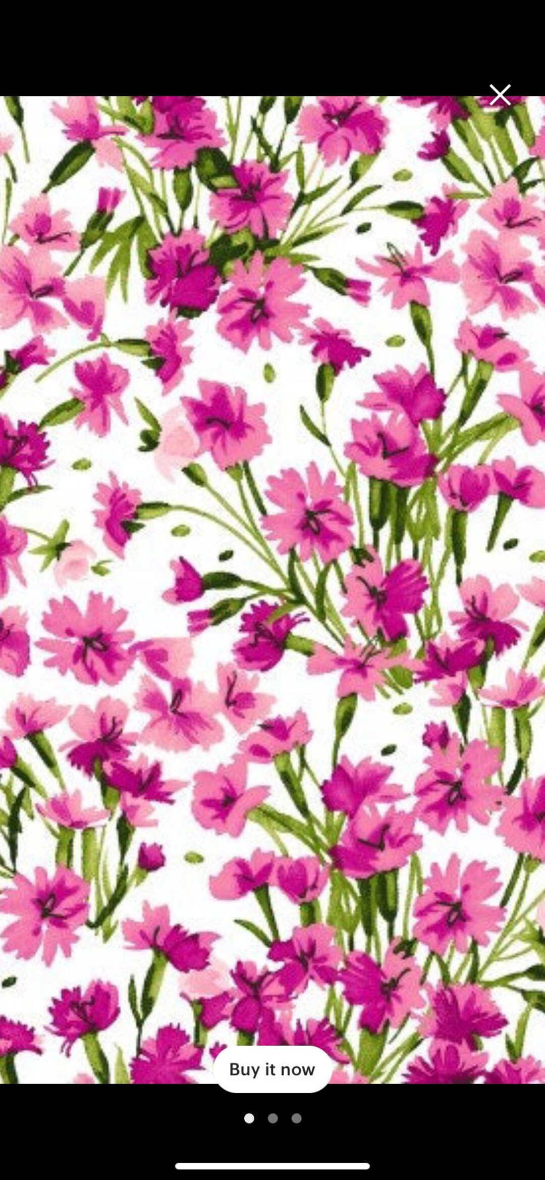 Bloom on Packed Floral Pink by Maywood Studio - Etsy