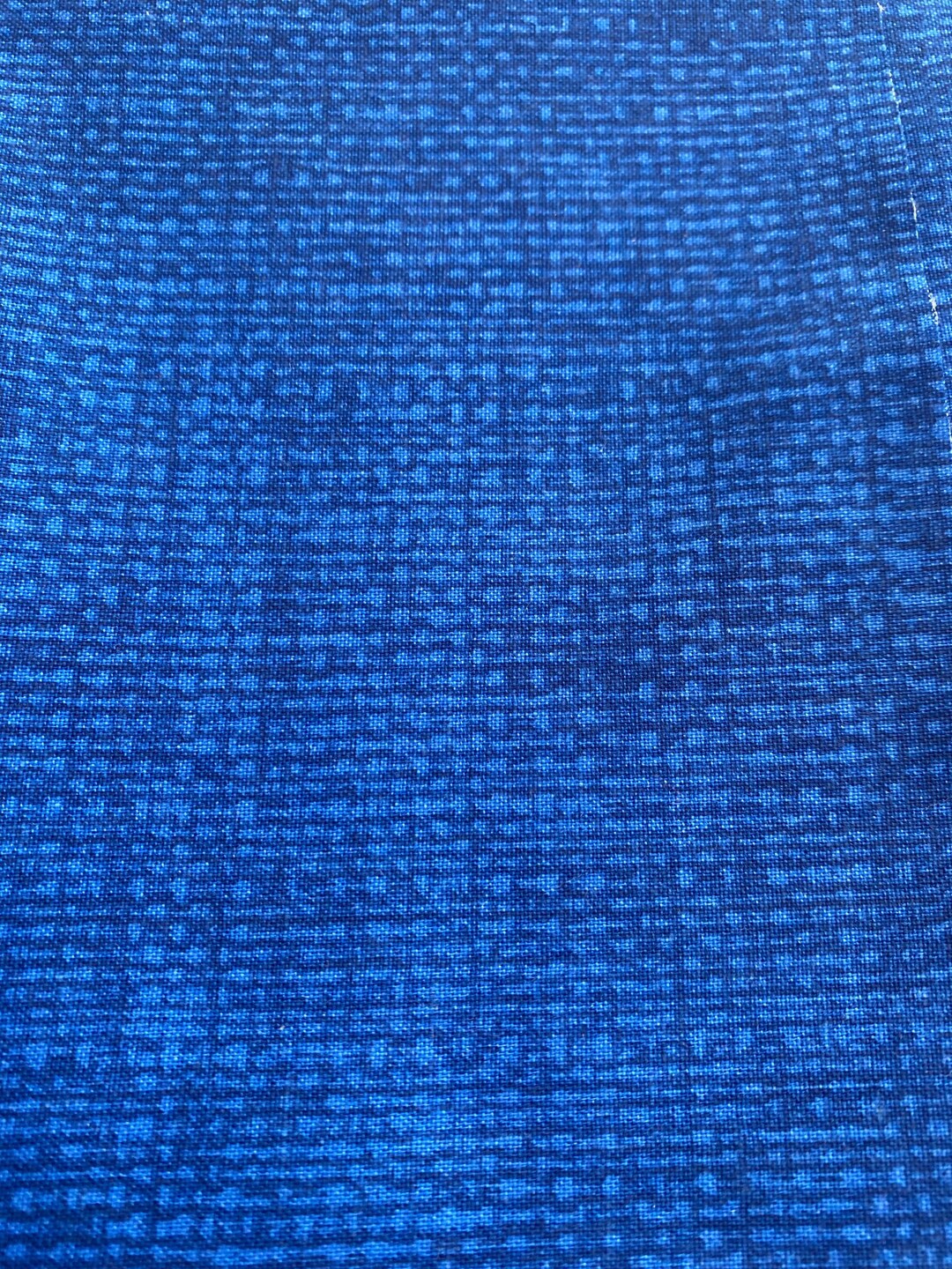 Blue Basket Weave Cross Hatch Fabric-26x44 - Etsy