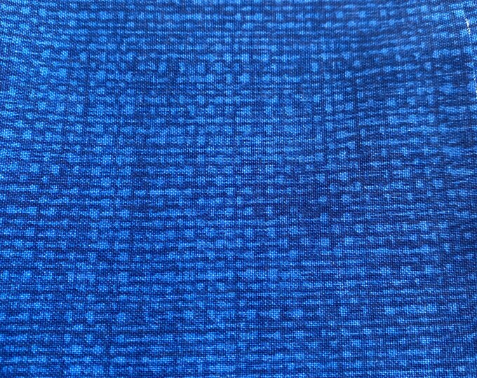 Blue Basket Weave Cross Hatch Fabric-26x44 - Etsy