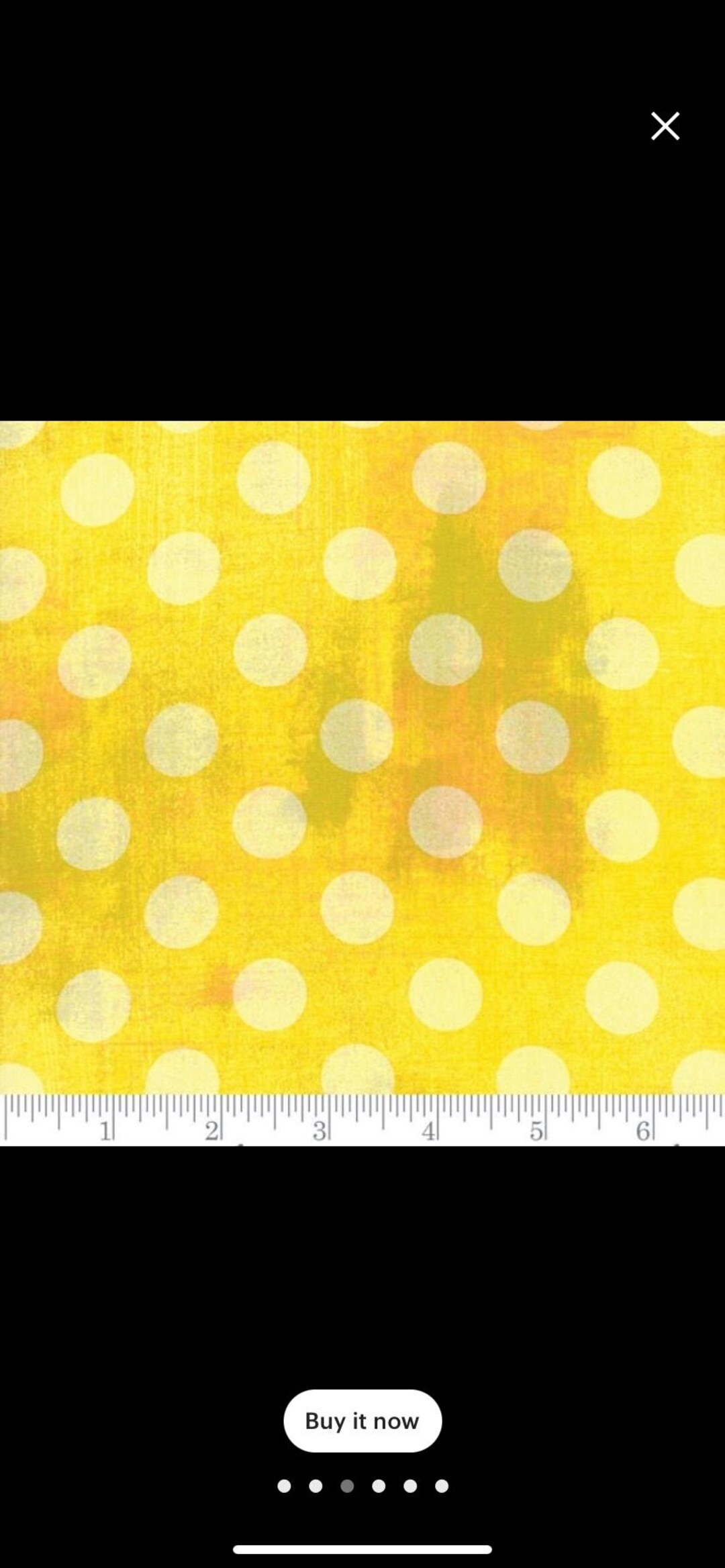 Moda Yellow Sunflower Grunge Hits the Spot Polkadot Fabric- Bthy - Etsy