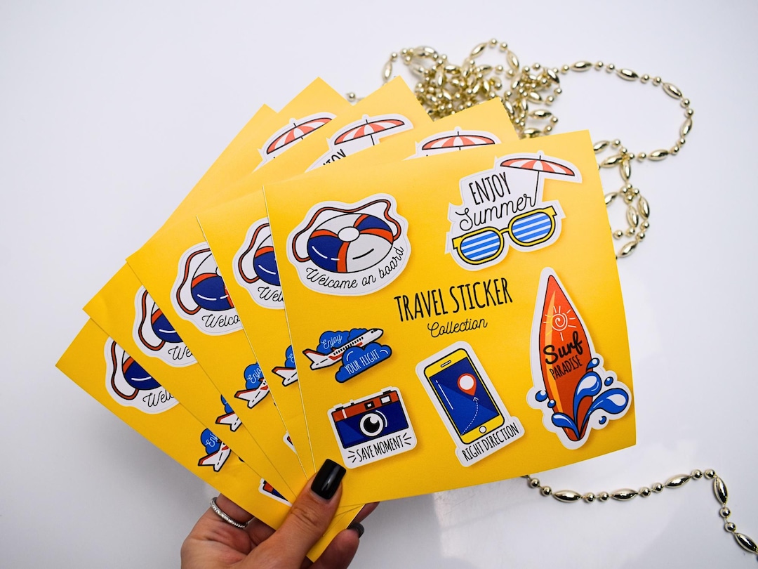 Custom Vinyl Sticker Packs | Personalized Full-color Stickers - Etsy
