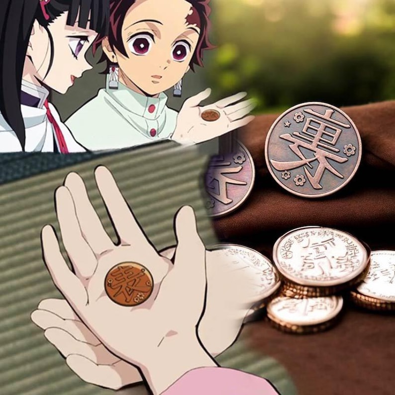 Anime Demon Slayer Kanao Coin Kimetsu No Yaiba Tsuyuri Kanawo Cosplay ...