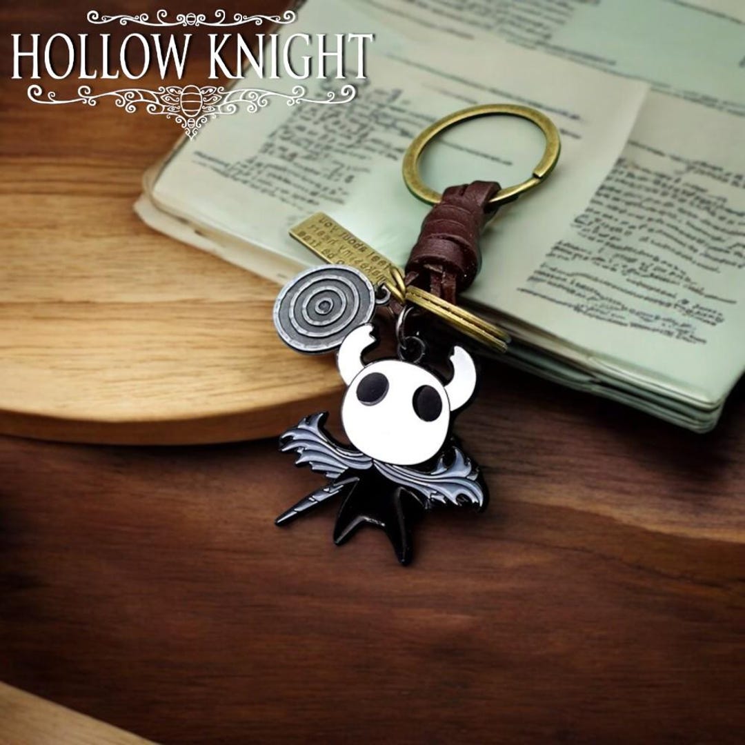 Hollow Knight Keychain - Bone Nail Inspired Pale King Figure Keyring ...