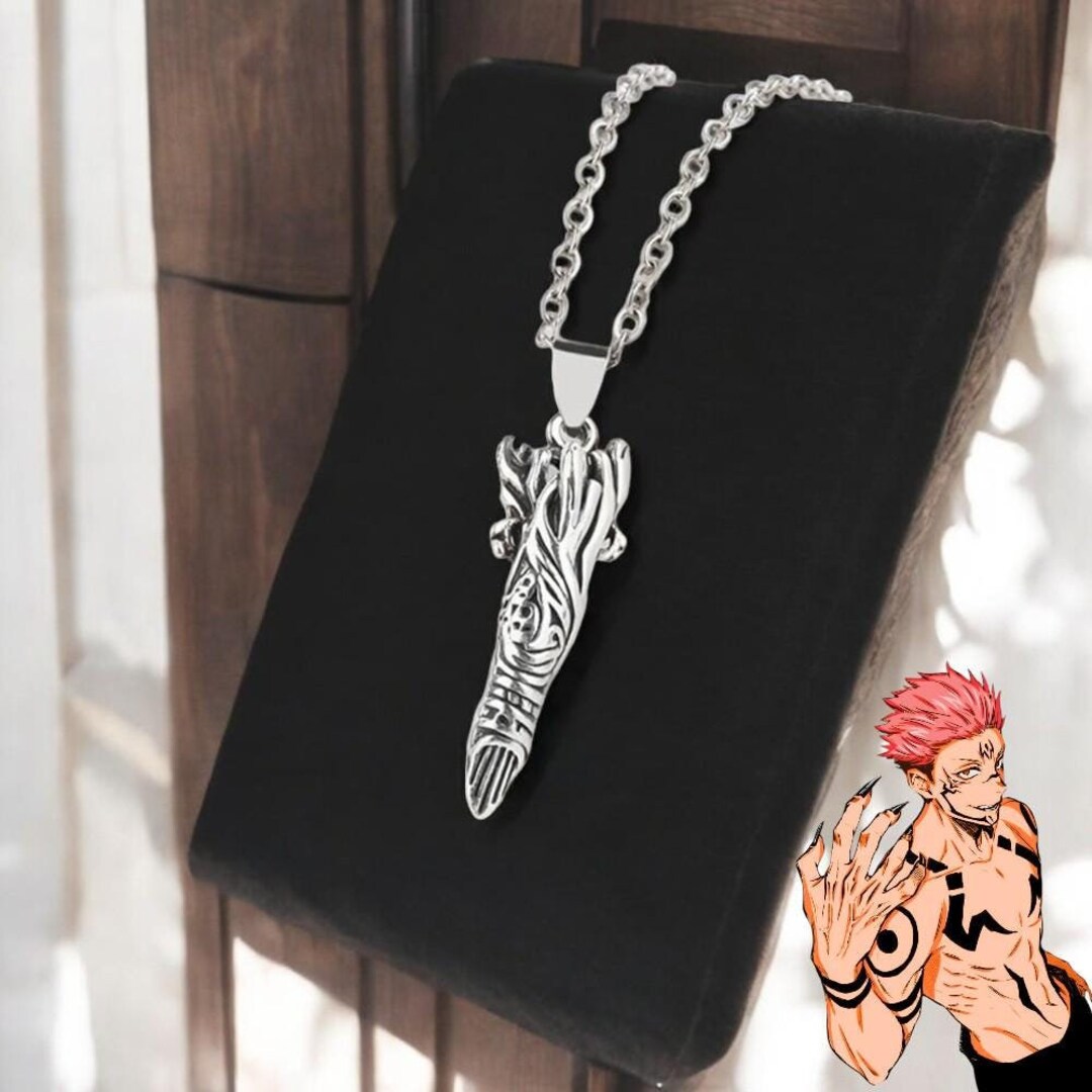 Jujutsu Kaisen Anime Ryomen Sukuna Demon Finger Cosplay Necklace ...
