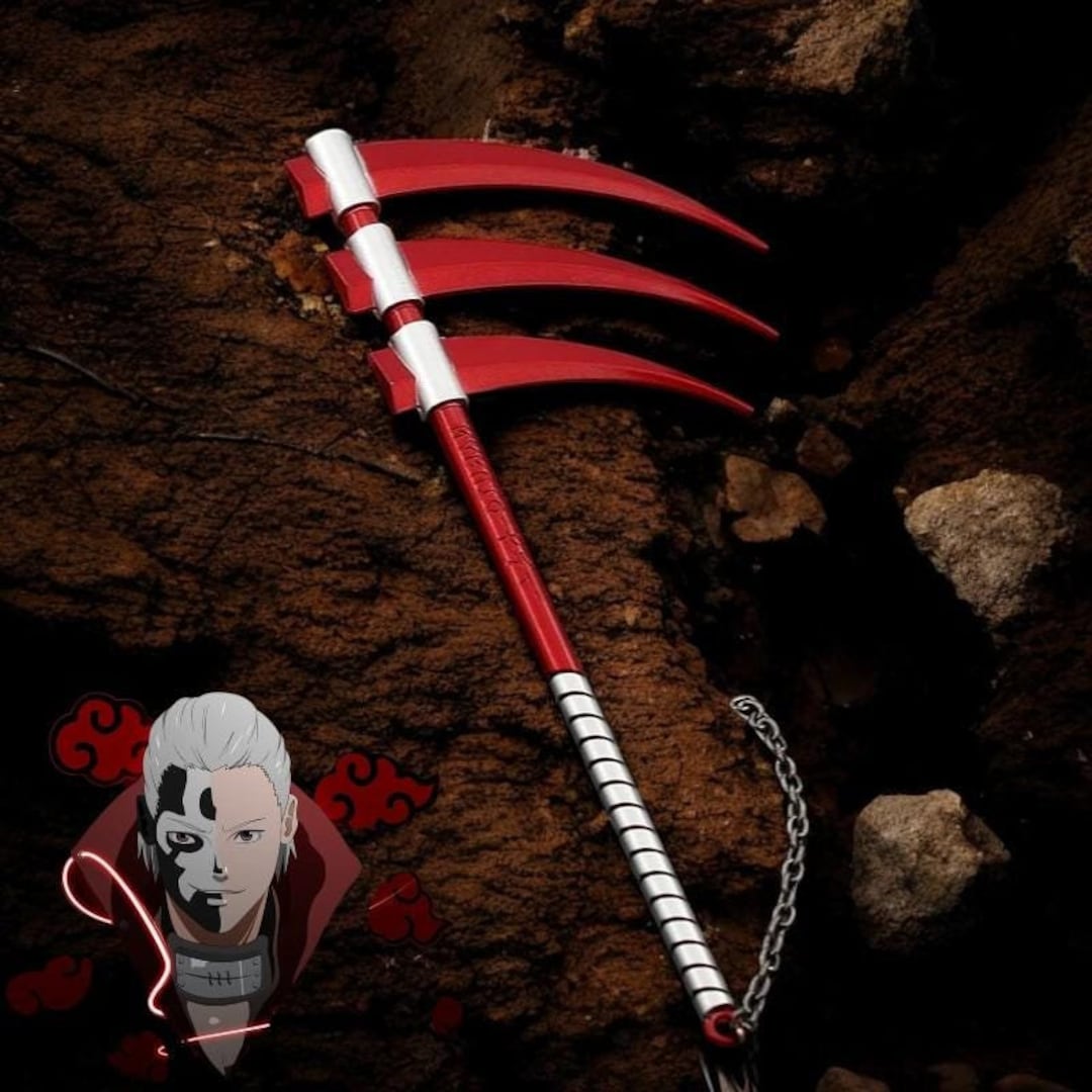 Akatsuki Hidan Death Sickle Model Naruto Shippuden Anime Keychain ...