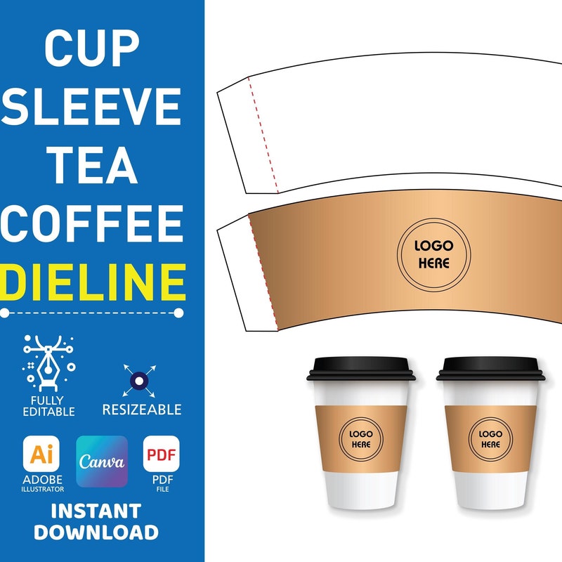 Coffee Sleeve Die - Etsy