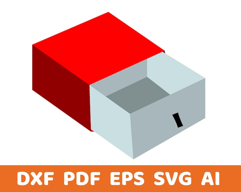 Handle Sleeve Box Template SVG | Printable Packaging Die Cut | Custom ...