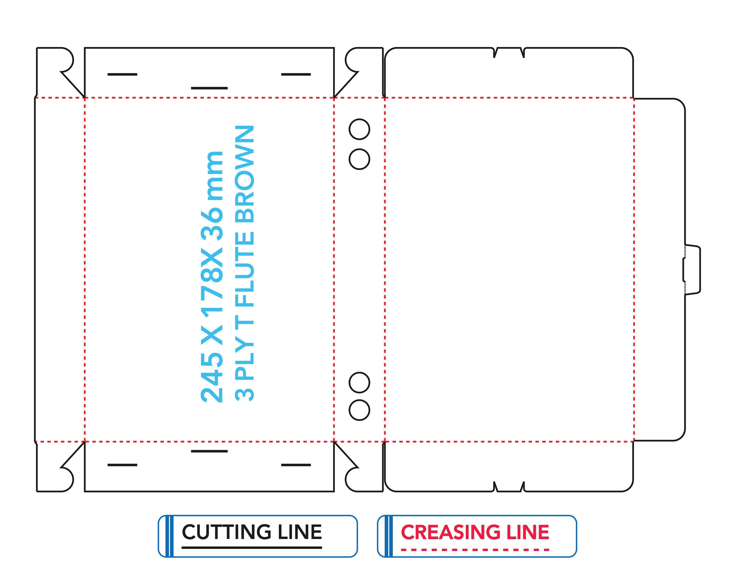 Pizza Box Layout and Dieline | SVG Cutout Line | Die Cut Template ...