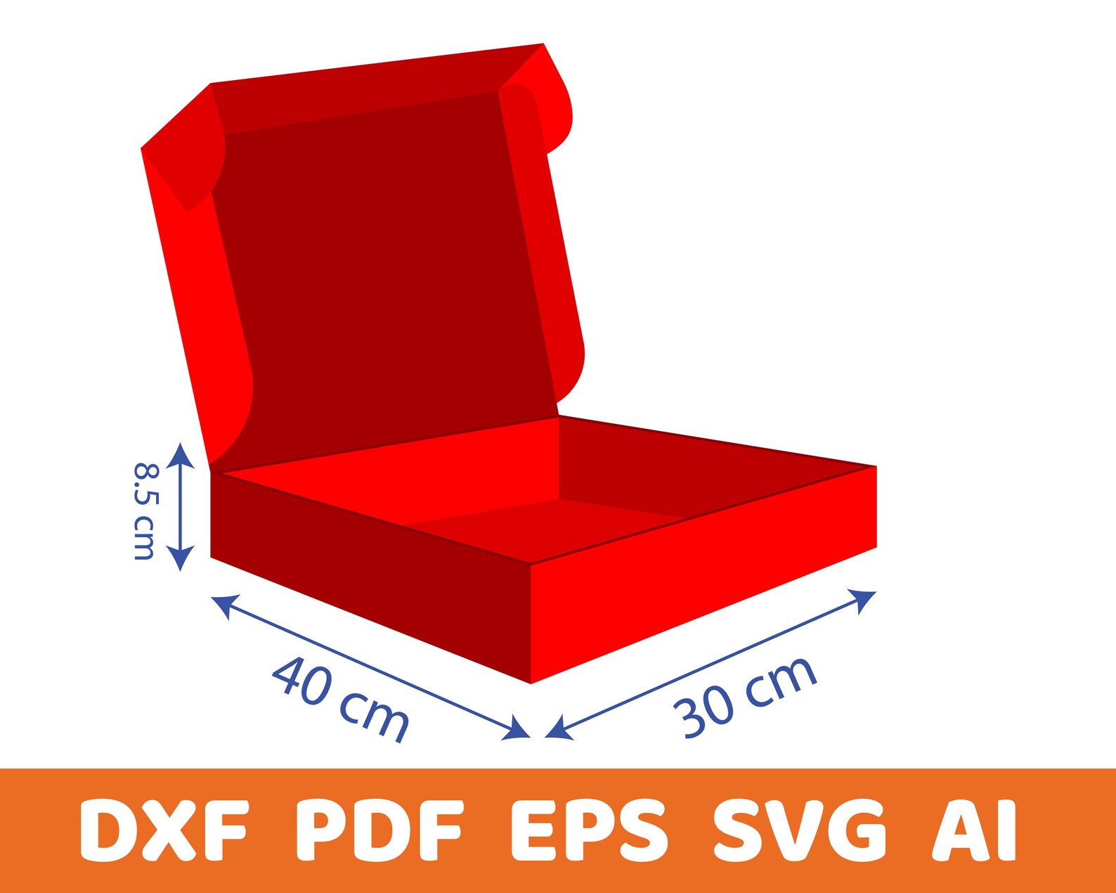 Mailer Box Template SVG | Packaging Layout for Shipping | Printable Box ...