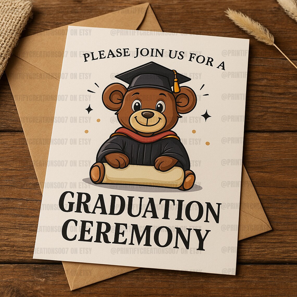 Bundle of 16 Graduation Bear Clipart PNG , Cute Cartoon Graduate Bears ...