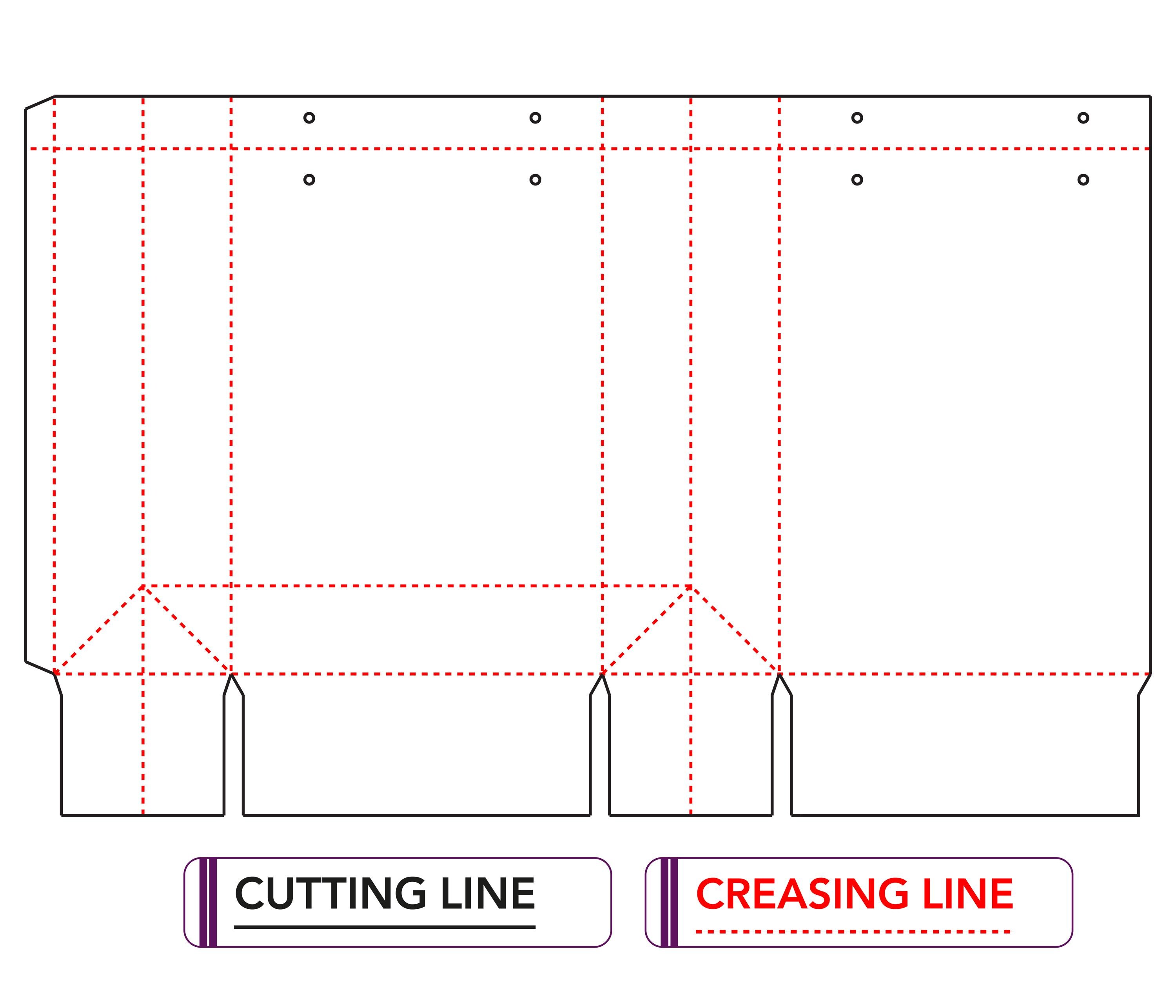 A4 Paper Bag Dieline Digital Download – Landscape & Portrait ...
