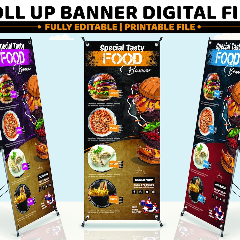 Custom Standing Banner - Etsy