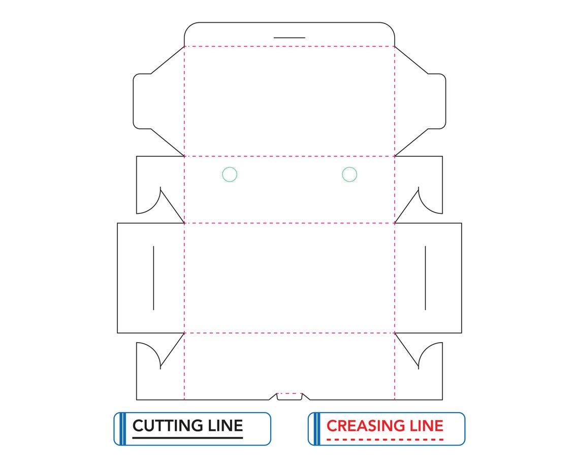 Crispy Chicken Packaging Box Template – Fast Food Takeout Dieline SVG ...