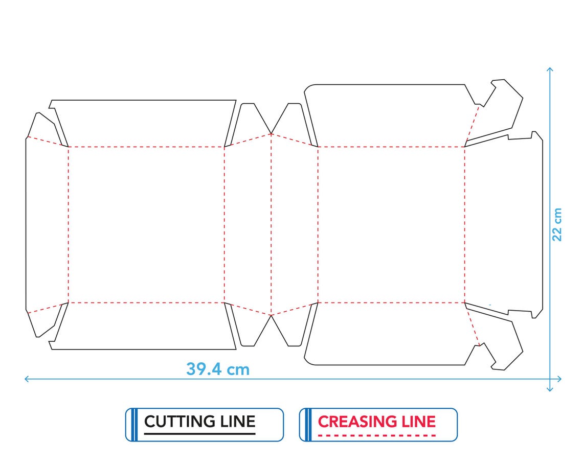 Burger Packaging Template | Custom Burger Box Design SVG | Printable ...