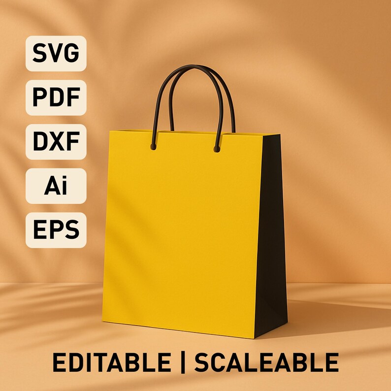 A4 Paper Bag Dieline Digital Download – Landscape & Portrait ...