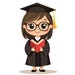 Chibi Graduation Clipart Bundle Class of 2025 PNG Cute Graduate Boy ...
