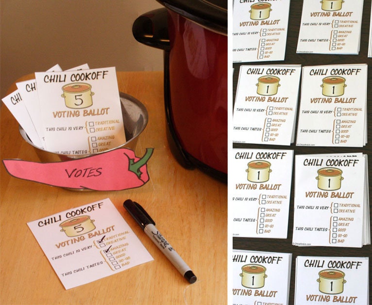 Chili Ballot Template