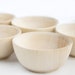5 Small Wooden Bowls - Round Wood Bowl - Pinch Pot - Pinch Bowl - Salt ...