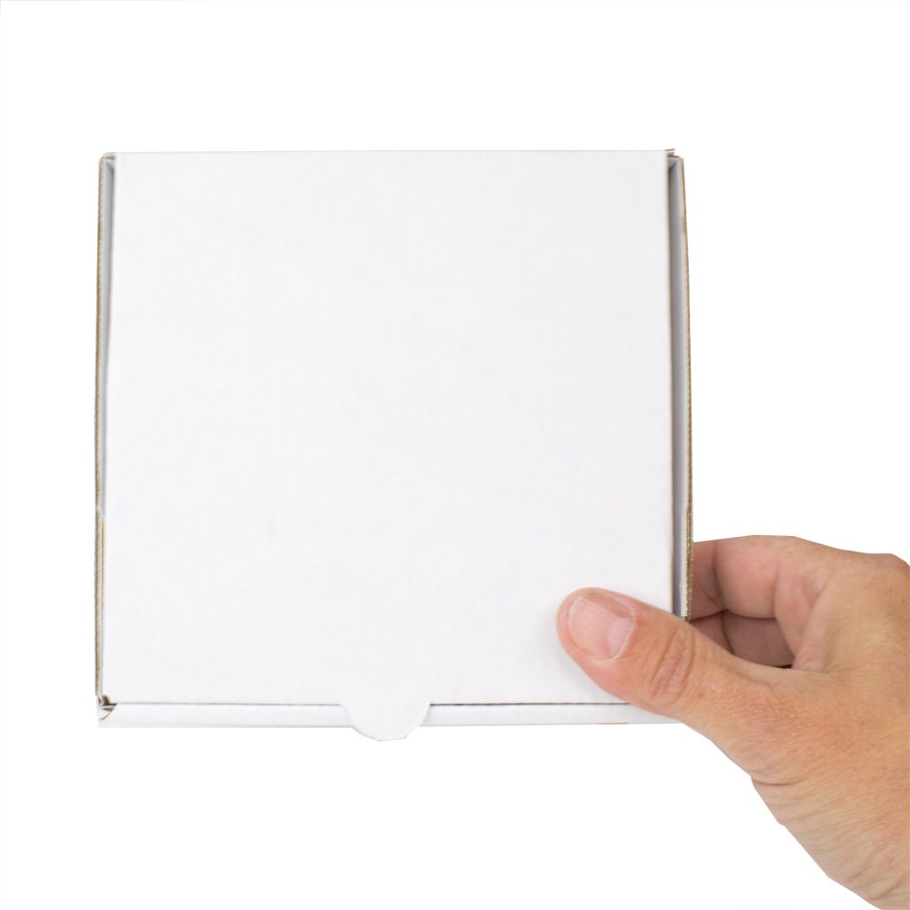 8 White 5 Mini Pizza Boxes Sturdy cardboard Food | Etsy