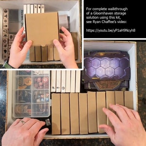 Gloomhaven Storage Organizer Kit - Includes 5" Boxes, Storage Jar, and ...