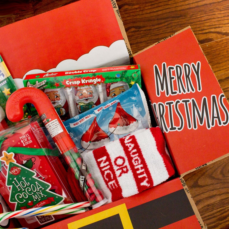 Christmas Care Package Sticker Printables - DIGITAL DOWNLOAD - Holidays ...