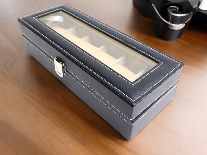 Leather Watch Box/watch Holder/watch Box/watch Case/80th Birthday Gift ...