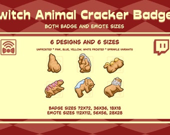 6 X Twitch Sub Badges / Cheer Bit Badges | Coffee - Etsy