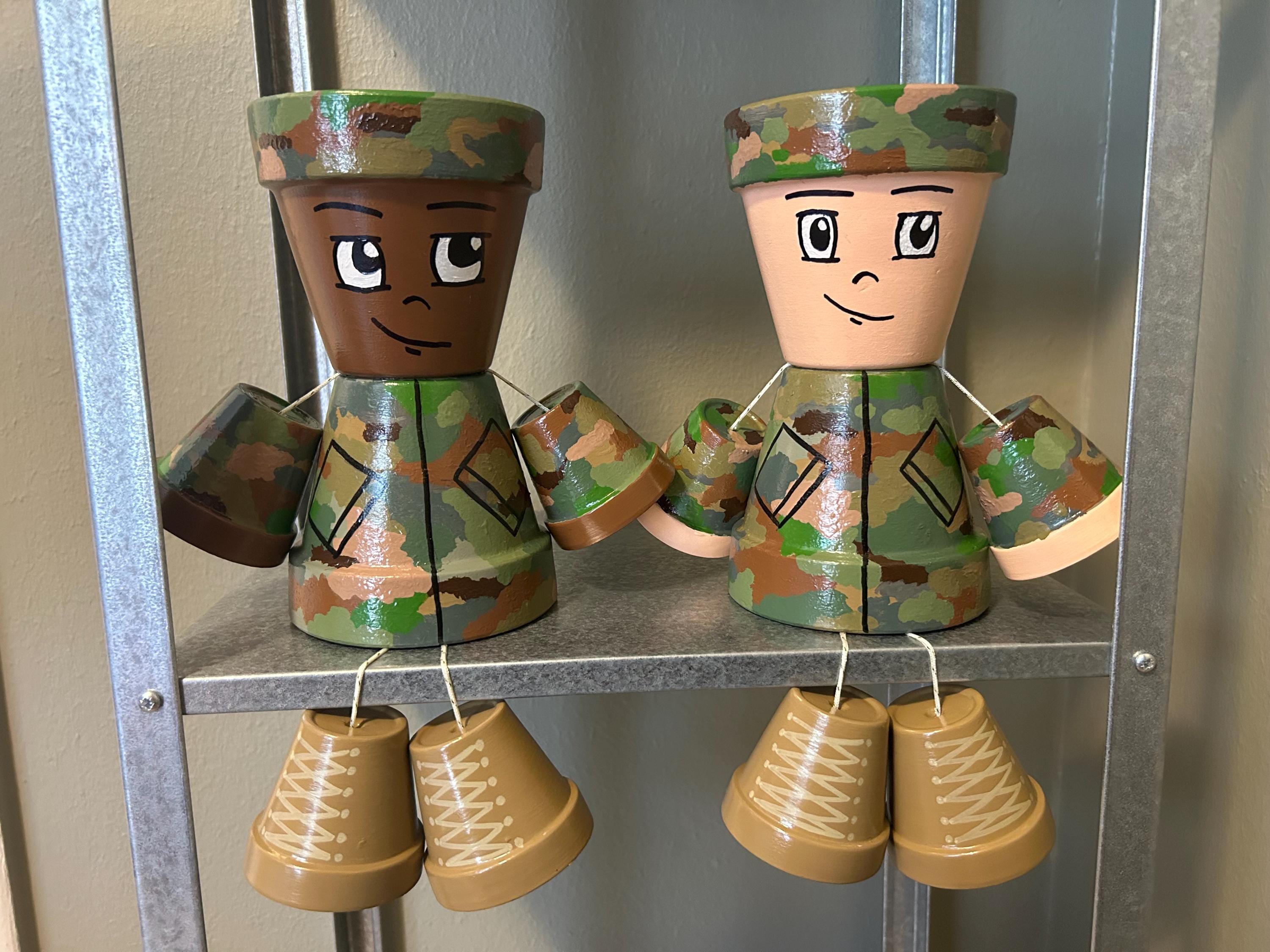 Military Pot People - Etsy