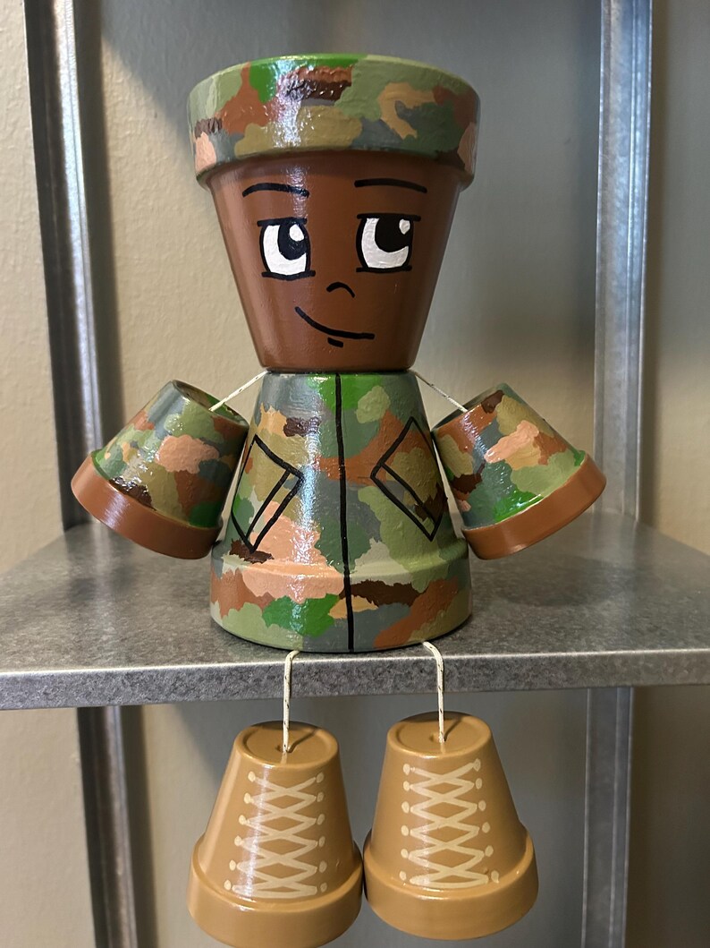 Military Pot People - Etsy