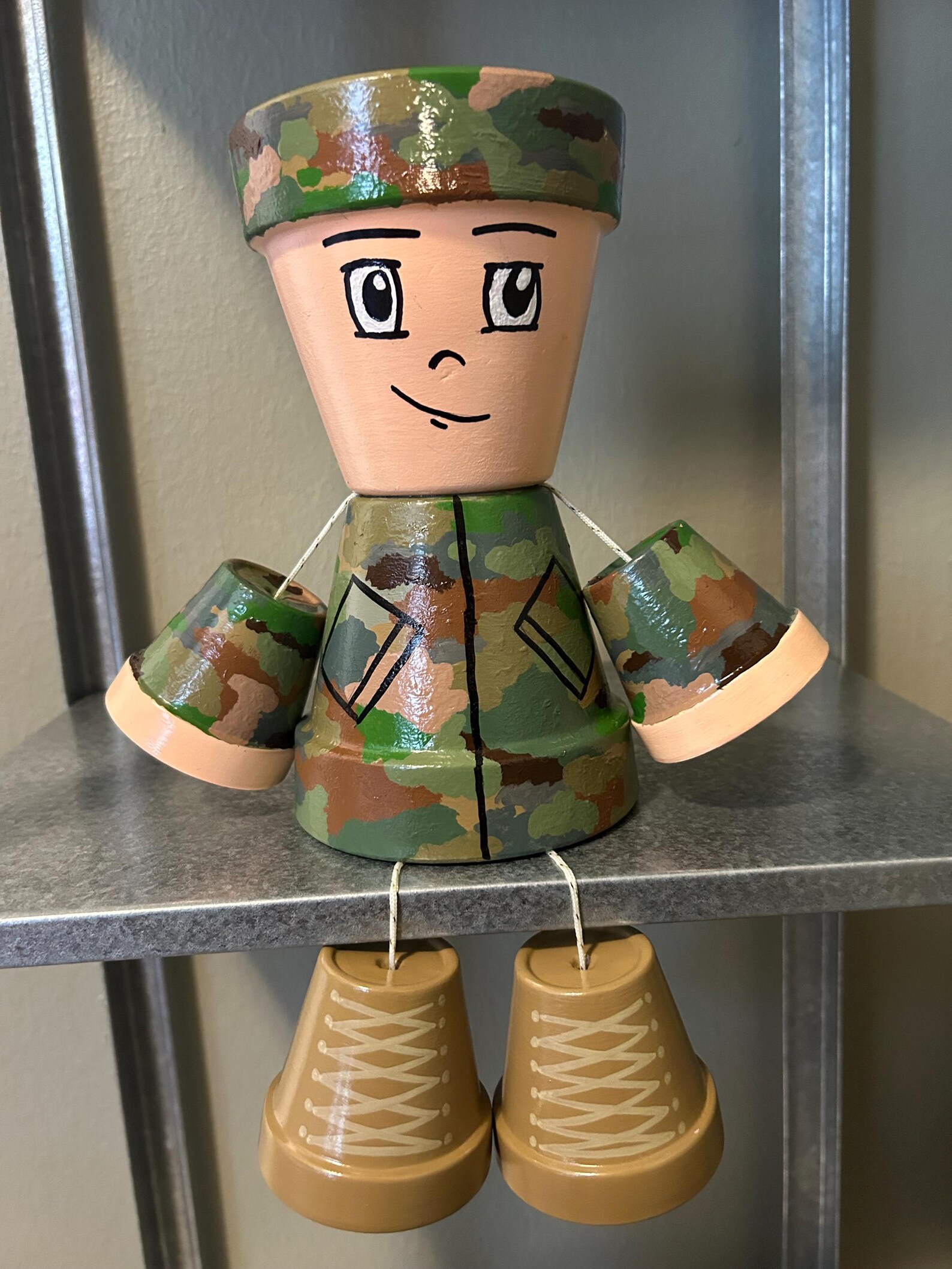 Military Pot People - Etsy